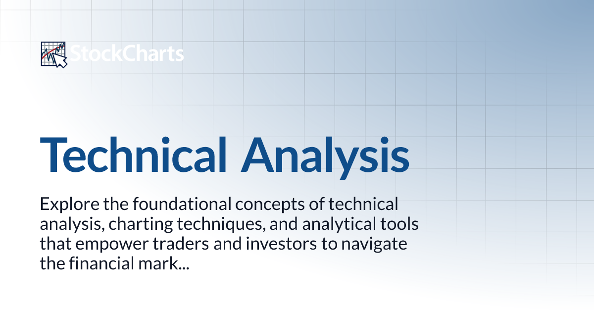 Technical Analysis | ChartSchool | StockCharts.com