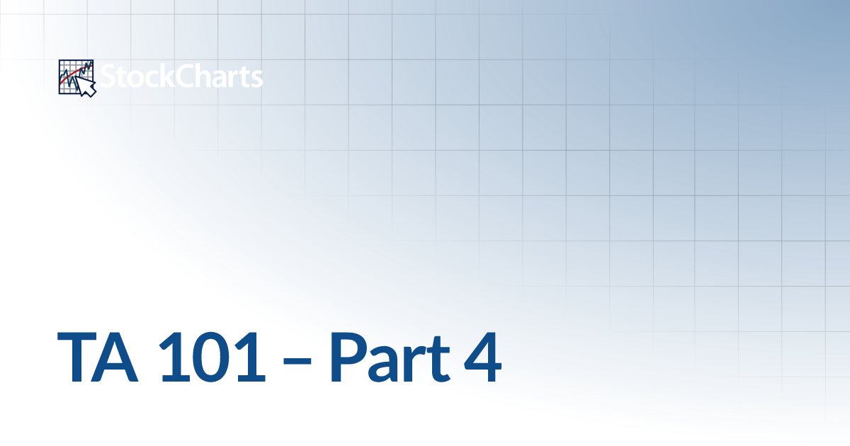 TA 101 – Part 4 | ChartSchool | StockCharts.com