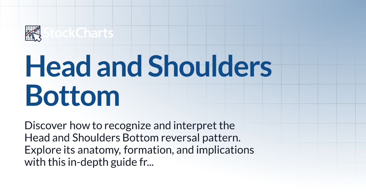 Head and Shoulders Bottom | ChartSchool | StockCharts.com