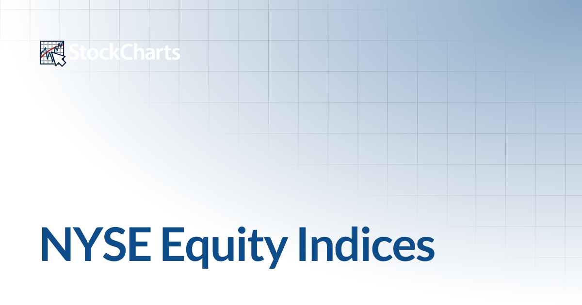 NYSE Equity Indices | ChartSchool | StockCharts.com