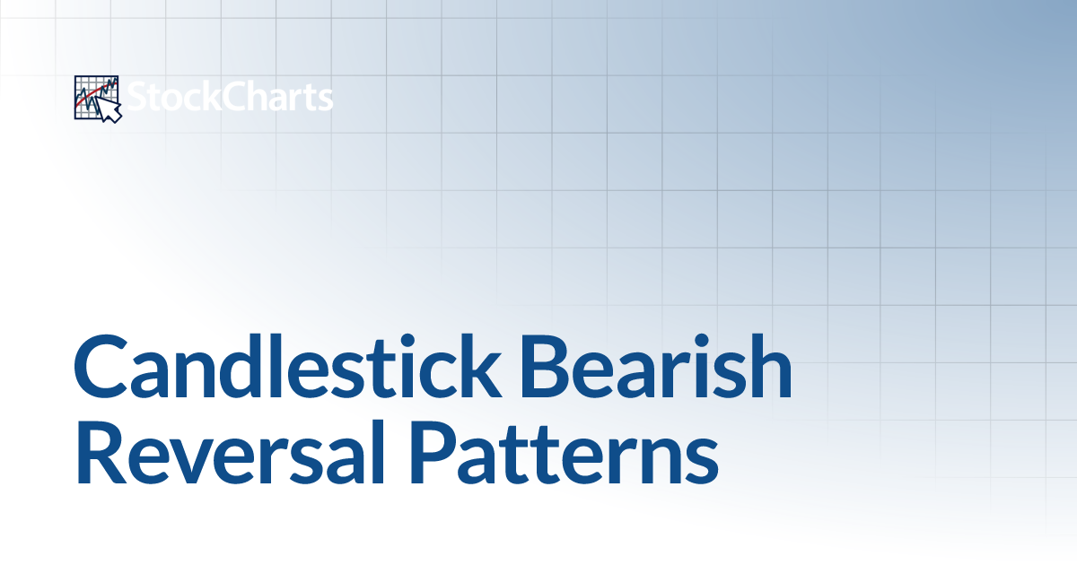 Candlestick Bearish Reversal Patterns | ChartSchool | StockCharts.com