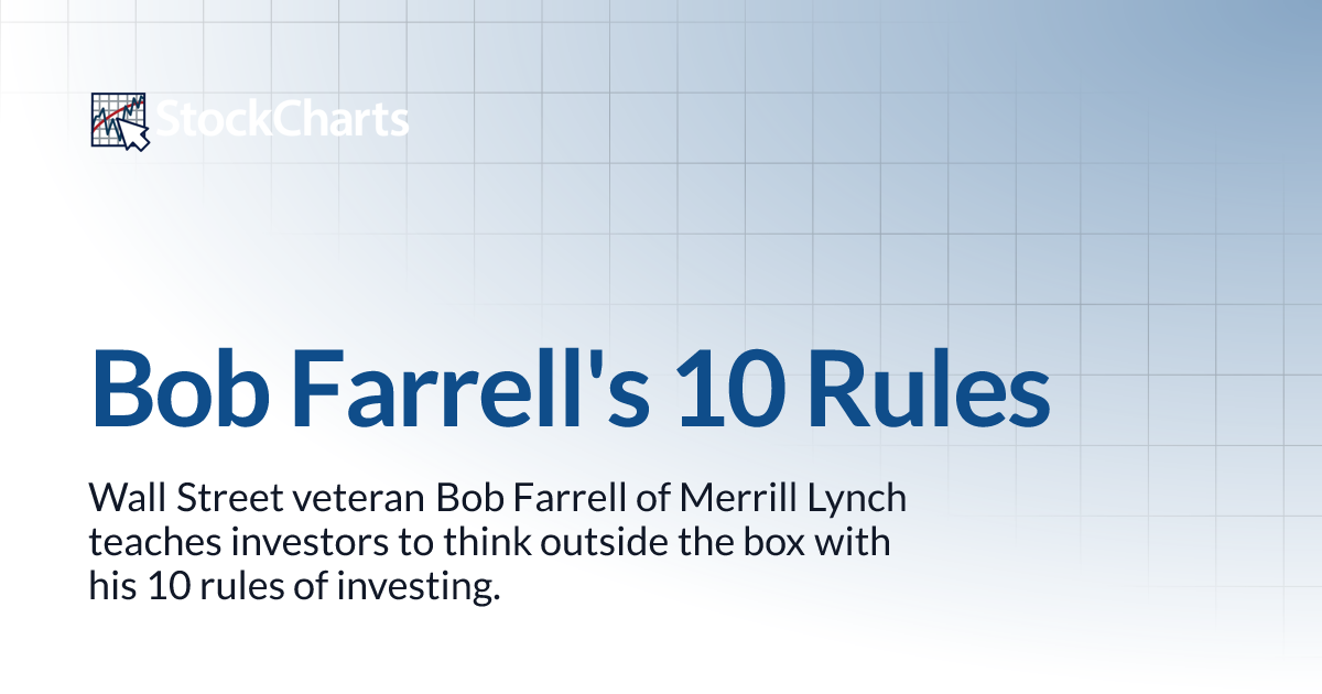 Bob Farrell's 10 Rules | ChartSchool | StockCharts.com