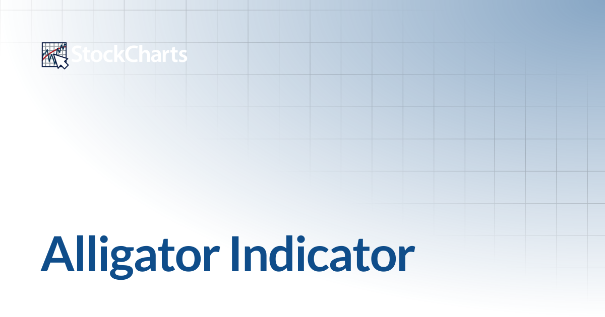 Alligator Indicator | ChartSchool | StockCharts.com