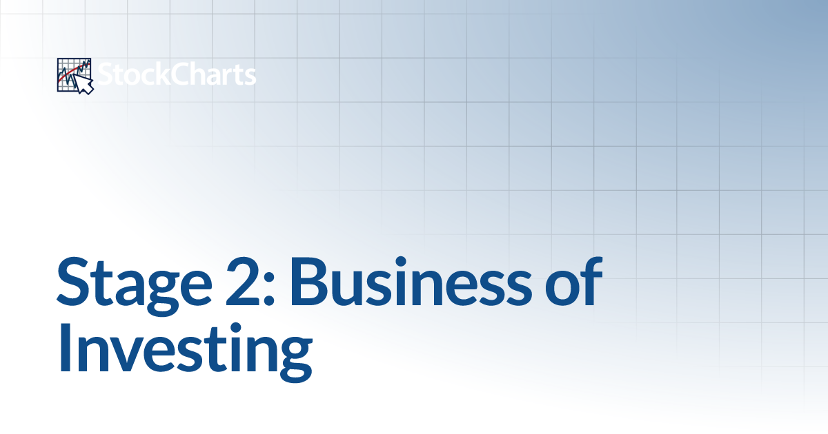 Stage 2: Business of Investing | ChartSchool | StockCharts.com