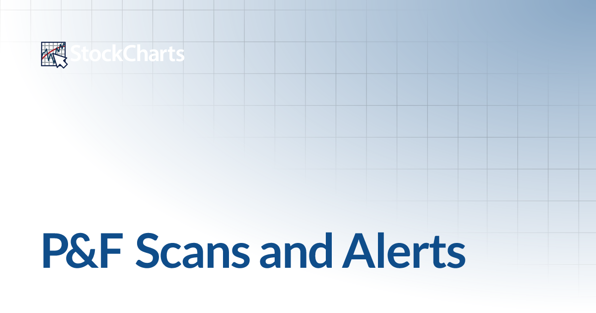 P&F Scans and Alerts | ChartSchool | StockCharts.com