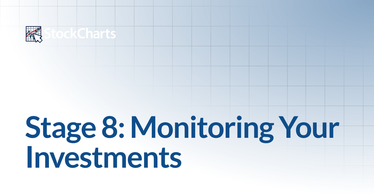 Stage 8: Monitoring Your Investments | ChartSchool | StockCharts.com