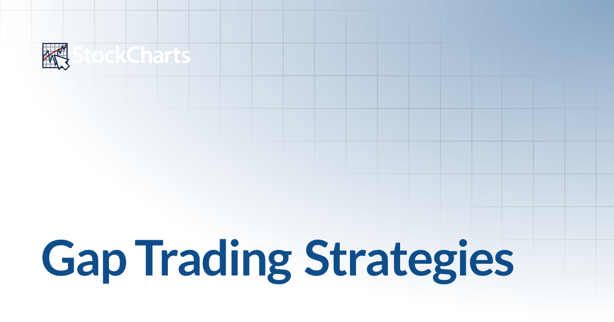Gap Trading Strategies | ChartSchool | StockCharts.com